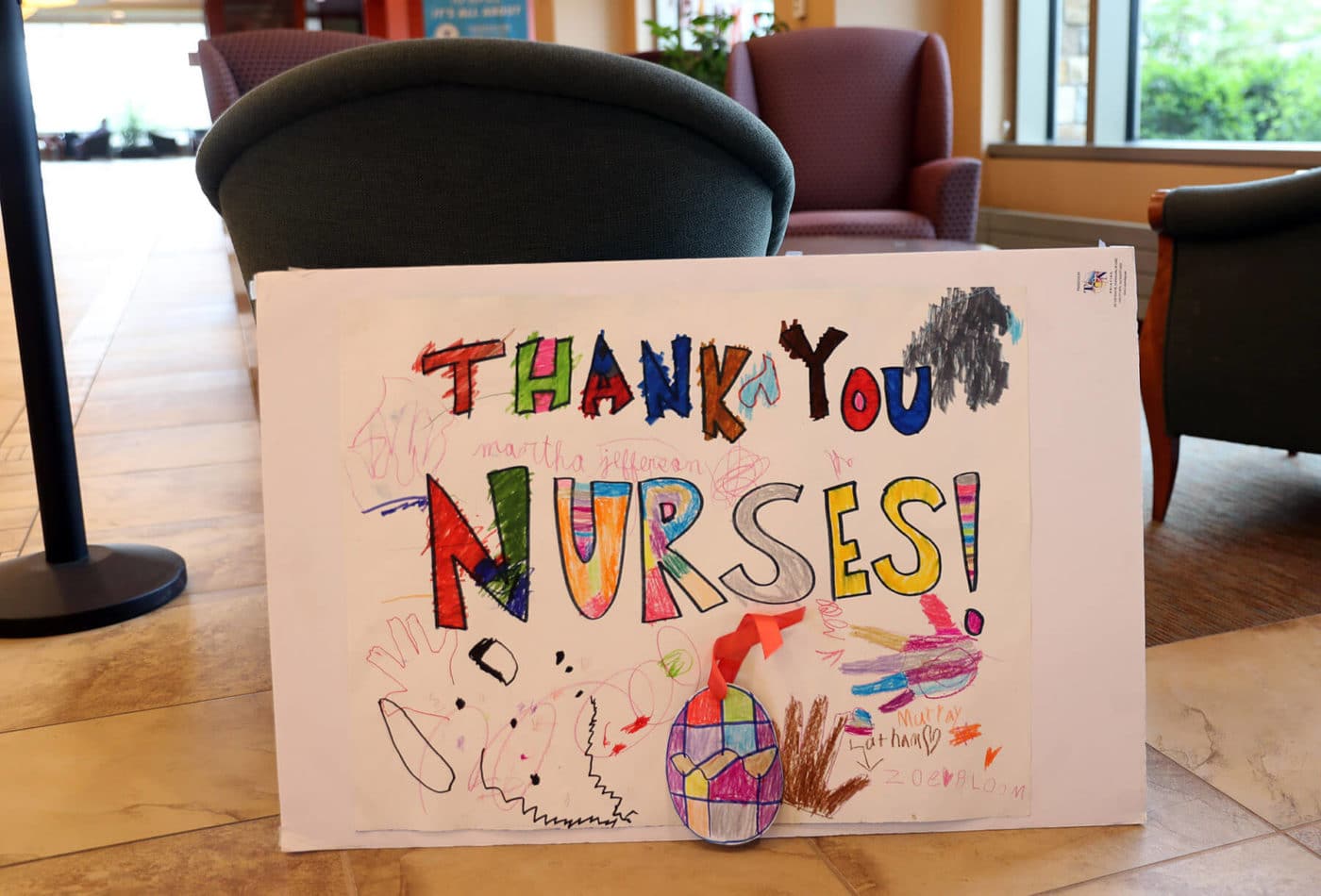 Thank You Nurses Sign | Martha Jefferson Hospital Foundation